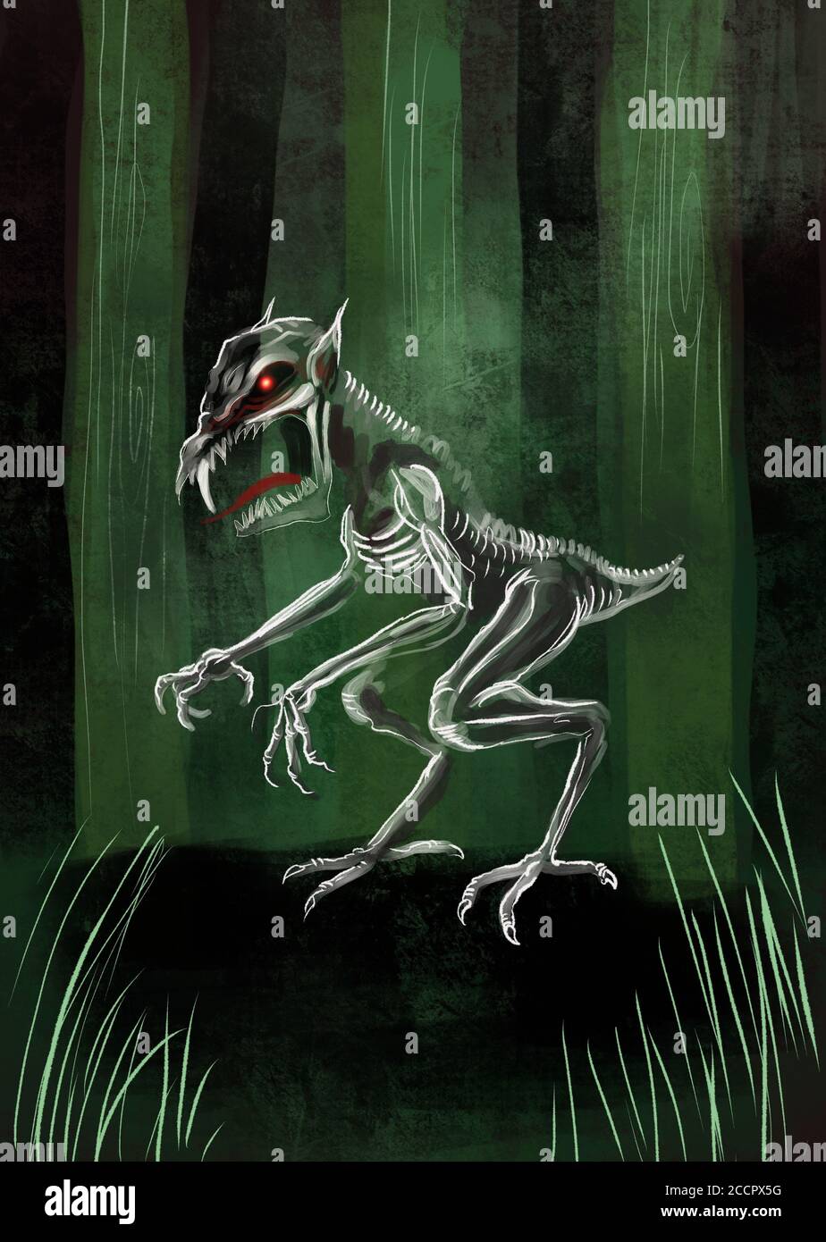 The Chupacabra illustration Stock Photo - Alamy