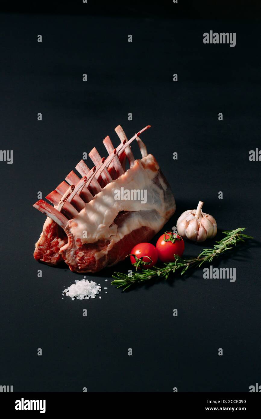 New zealand roasted lamb meal hi-res stock photography and images - Alamy