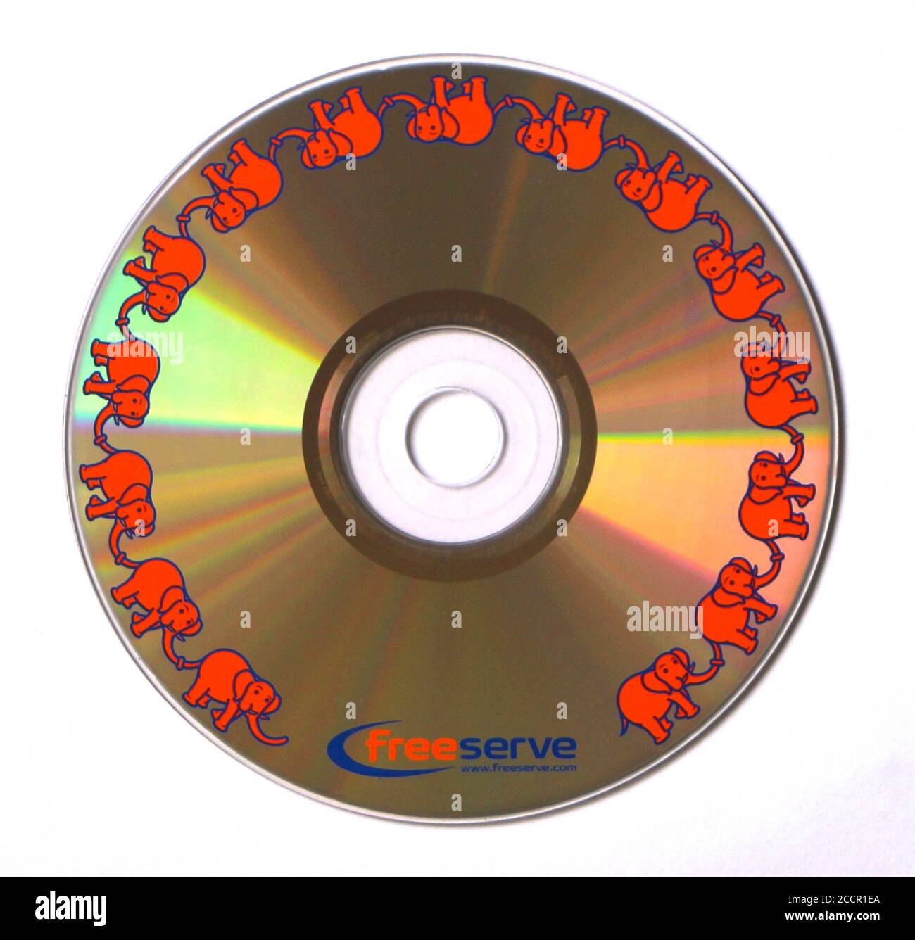 Photo of a Free CD disc advertising freeserve an internet service ...