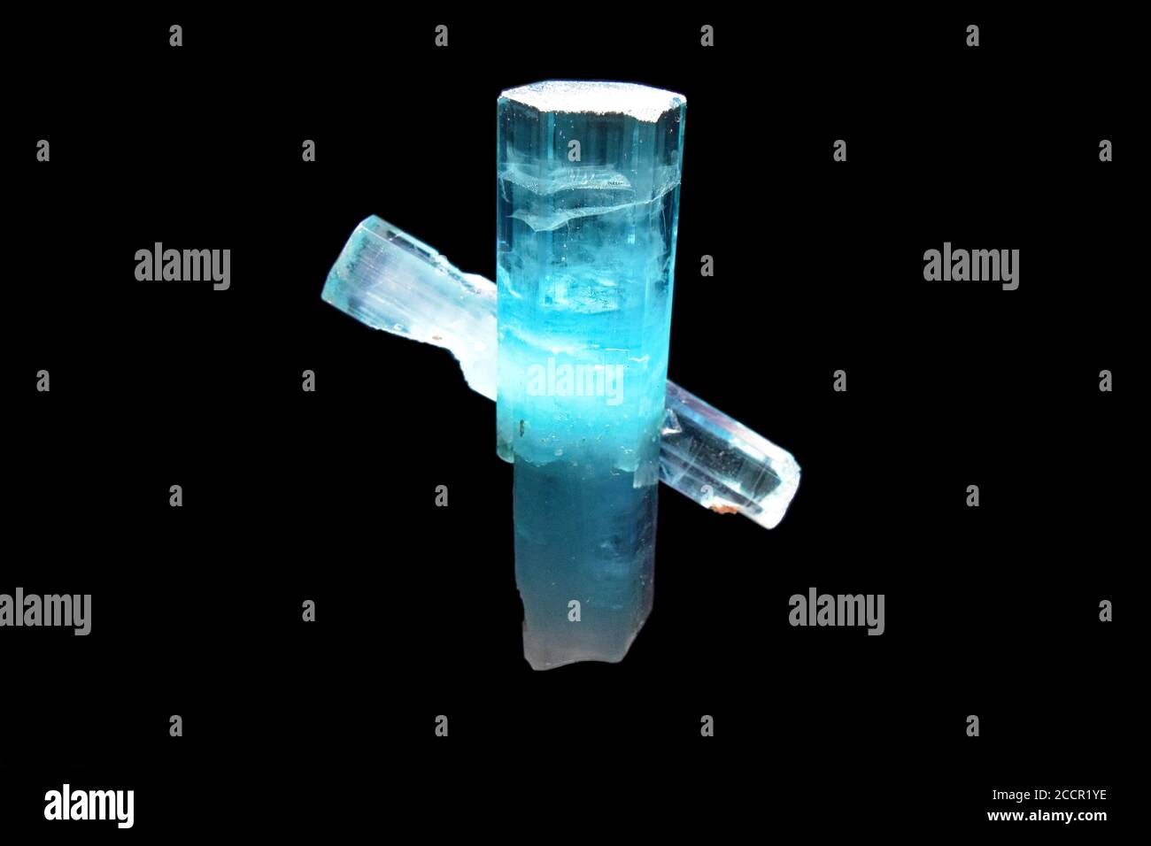 Photo of Beryl isolated on black background Stock Photo - Alamy