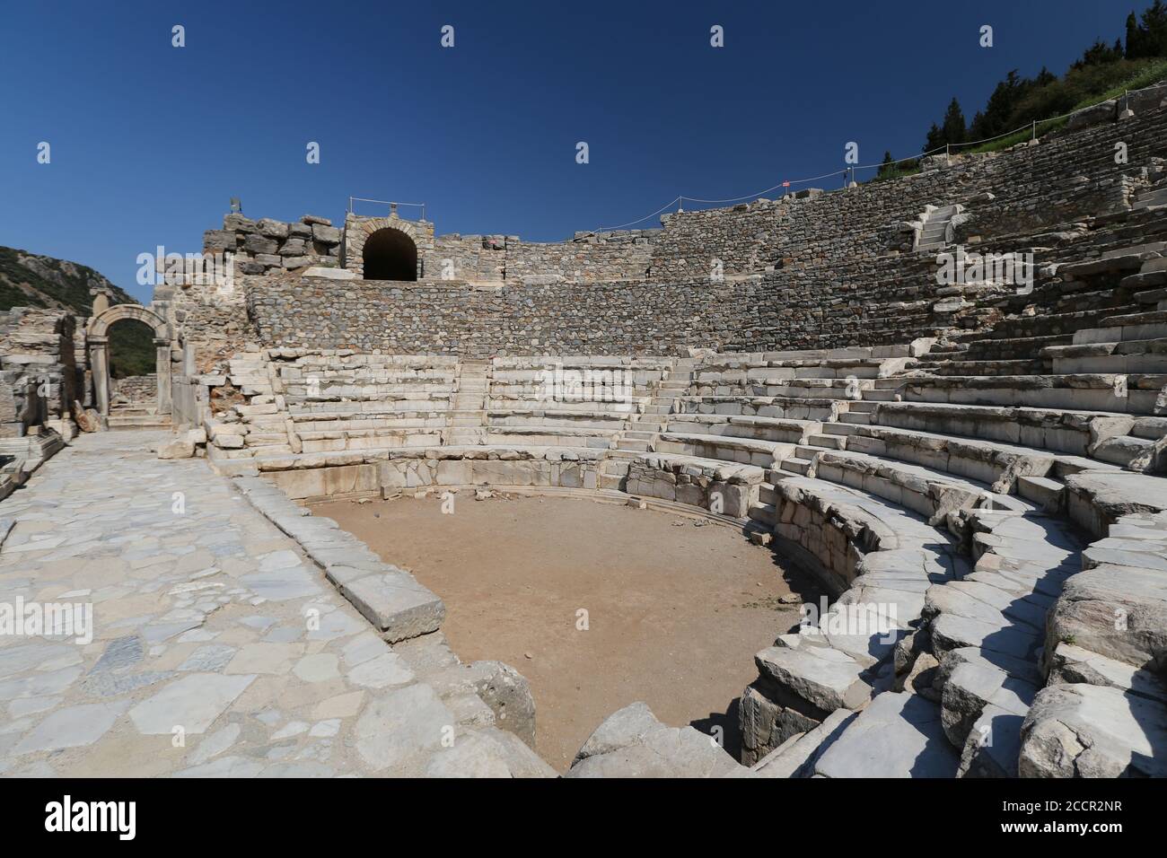 Odeion of Ephesus in Selcuk Town, Izmir City, Turkey Stock Photo - Alamy