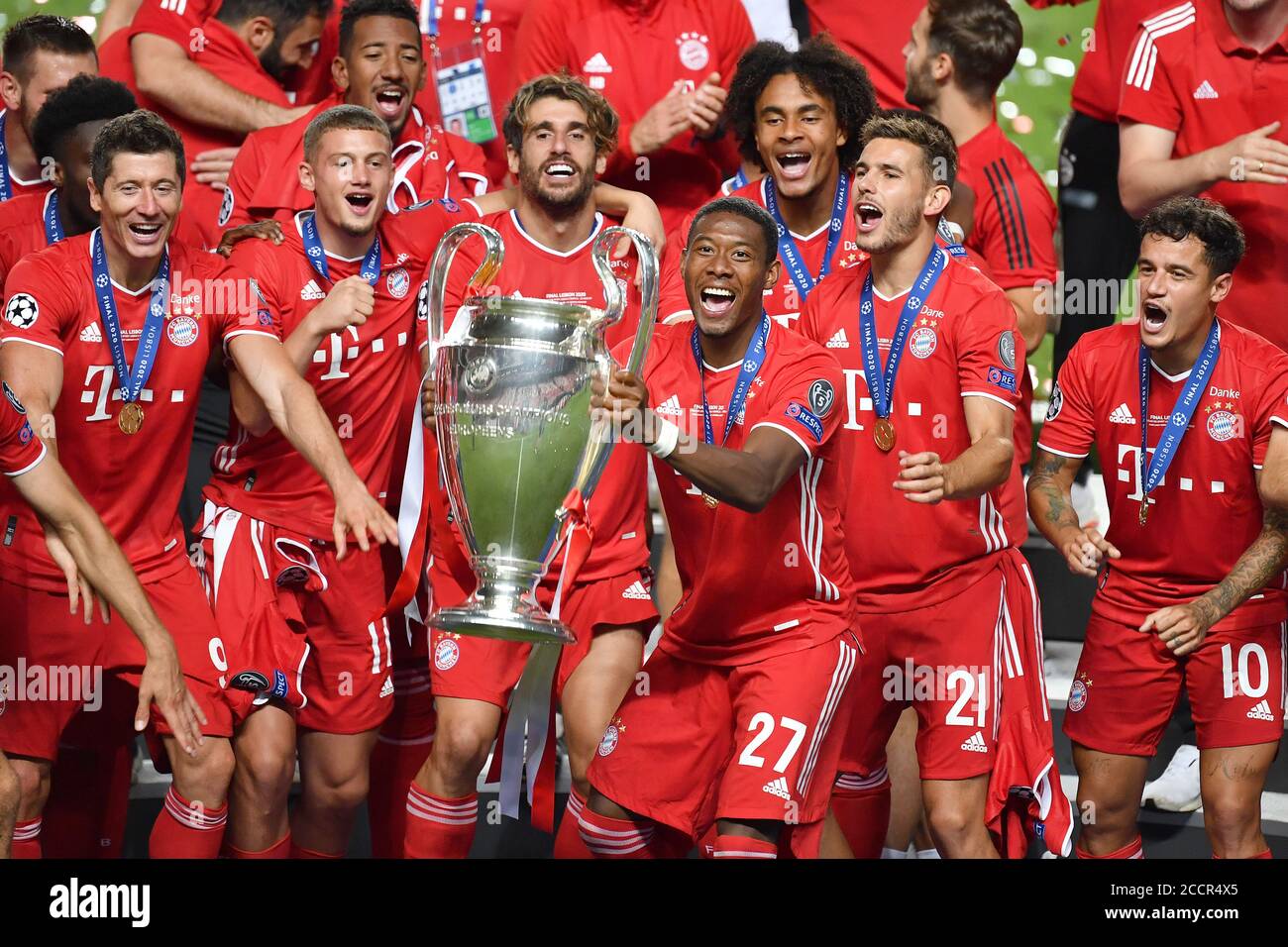 David alaba champions league trophy hi-res stock photography and images ...