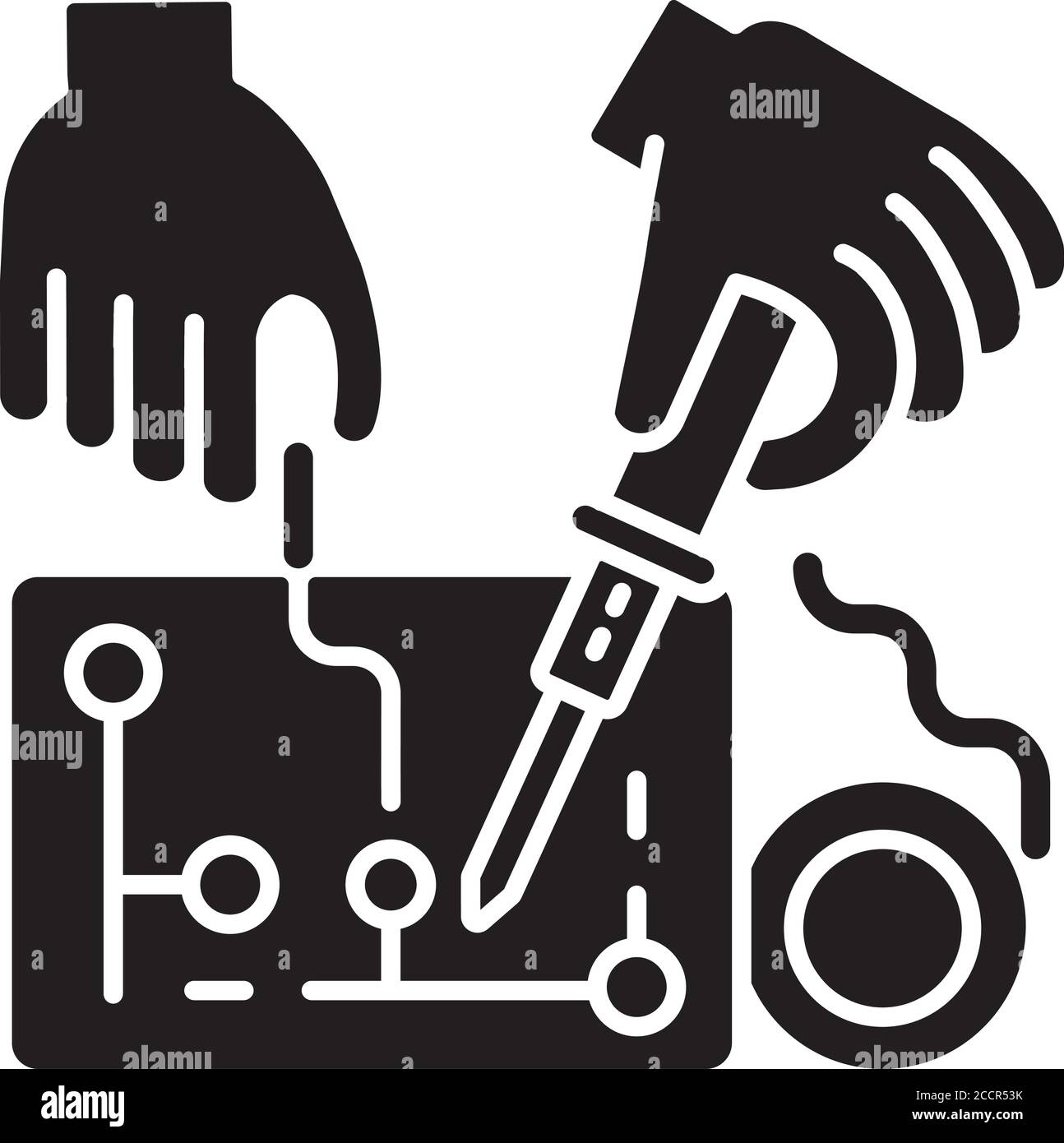 Hobby electronics black glyph icon Stock Vector Image & Art - Alamy