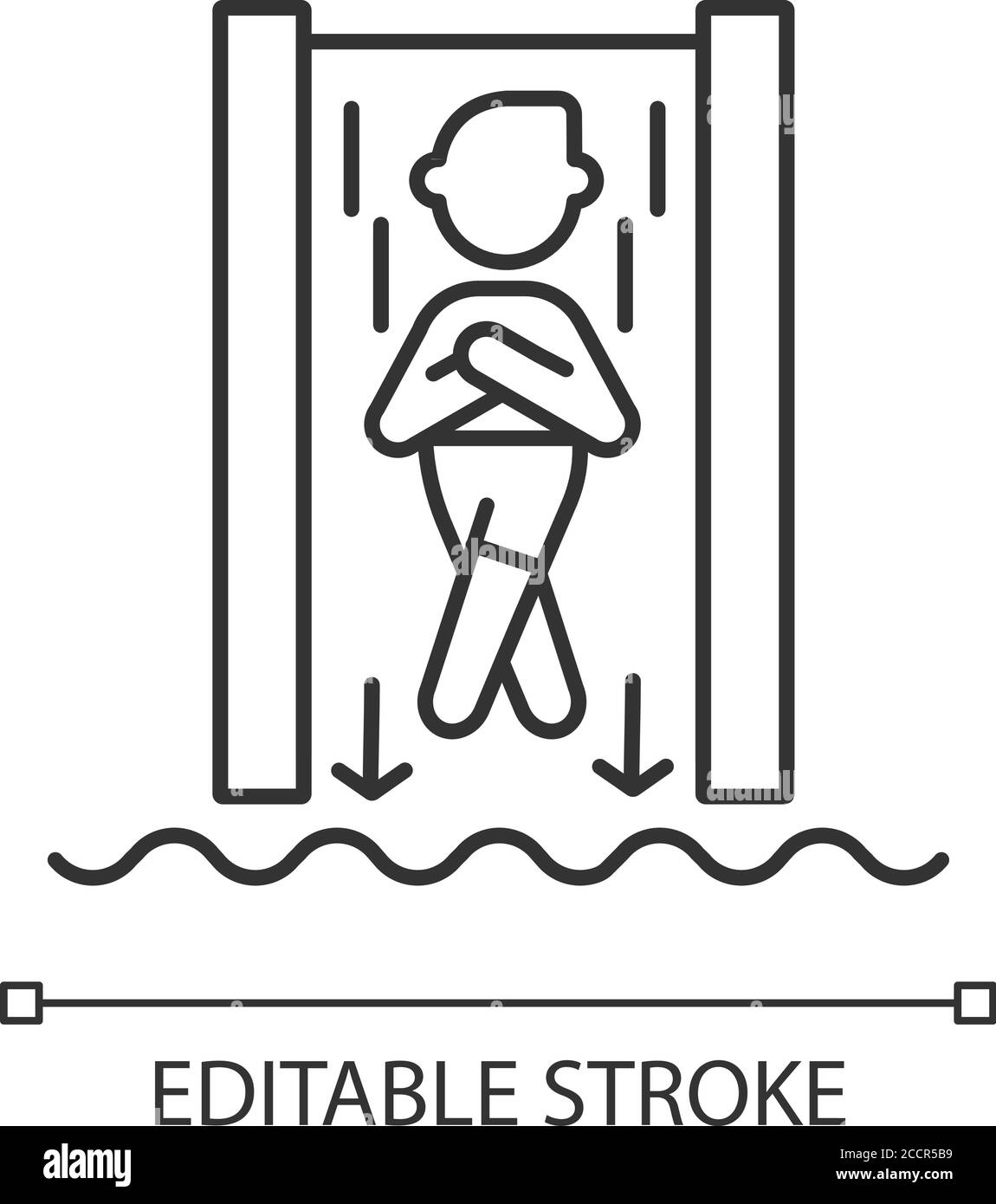 Playground slide icon outline Cut Out Stock Images & Pictures - Alamy