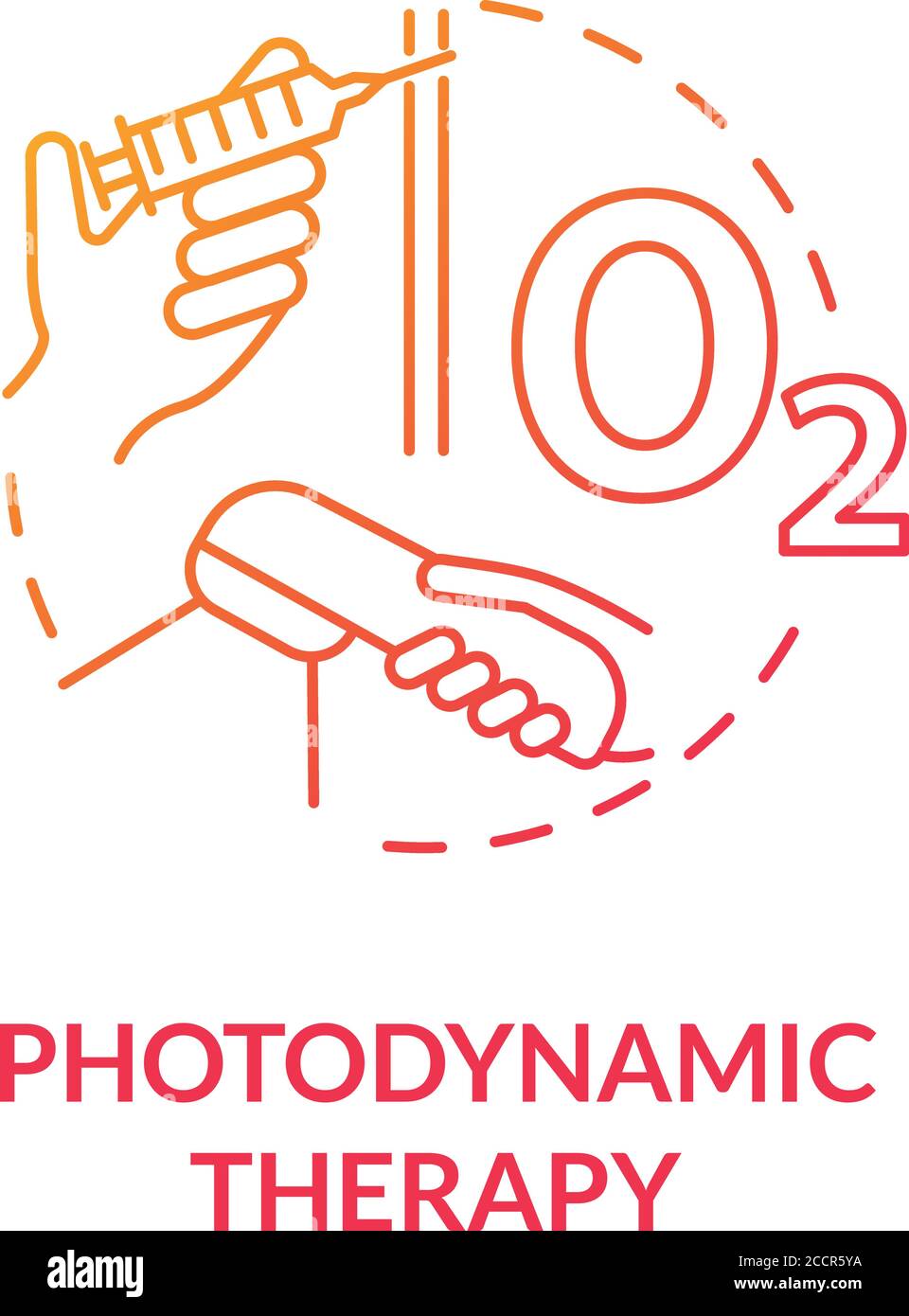 Photodynamic therapy concept icon Stock Vector Image & Art - Alamy