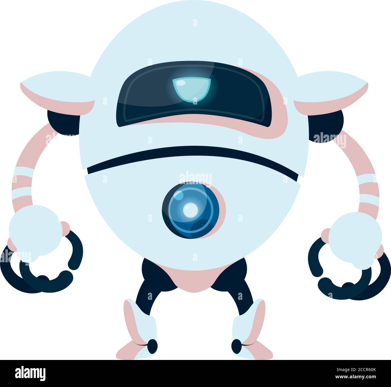 Simple Robot Cartoon