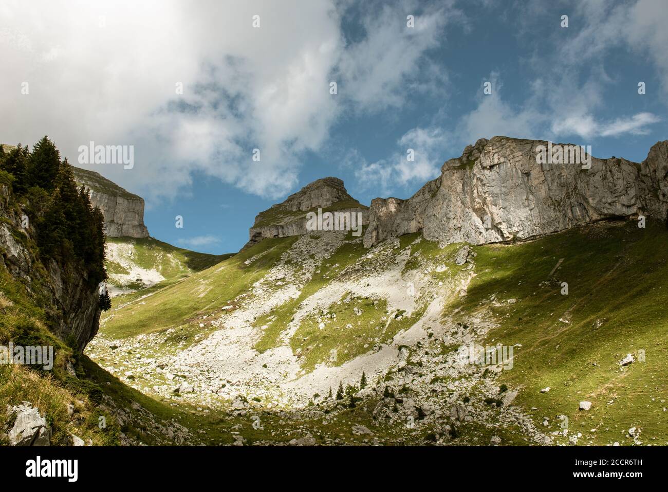Col between Tour de Mayen and Tour d'Ai, Switzerland Stock Photo - Alamy