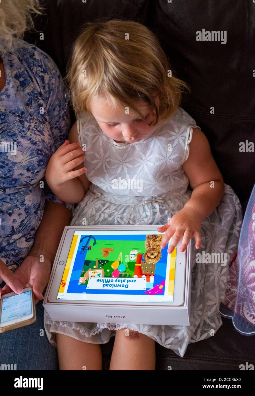 Child hand computer hi-res stock photography and images - Alamy