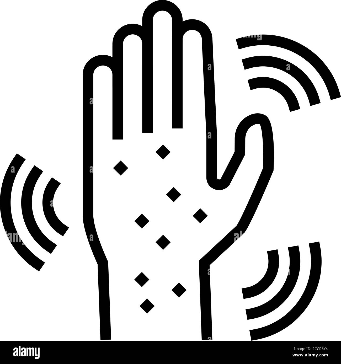 rash hand color icon vector illustration Stock Vector Image & Art - Alamy