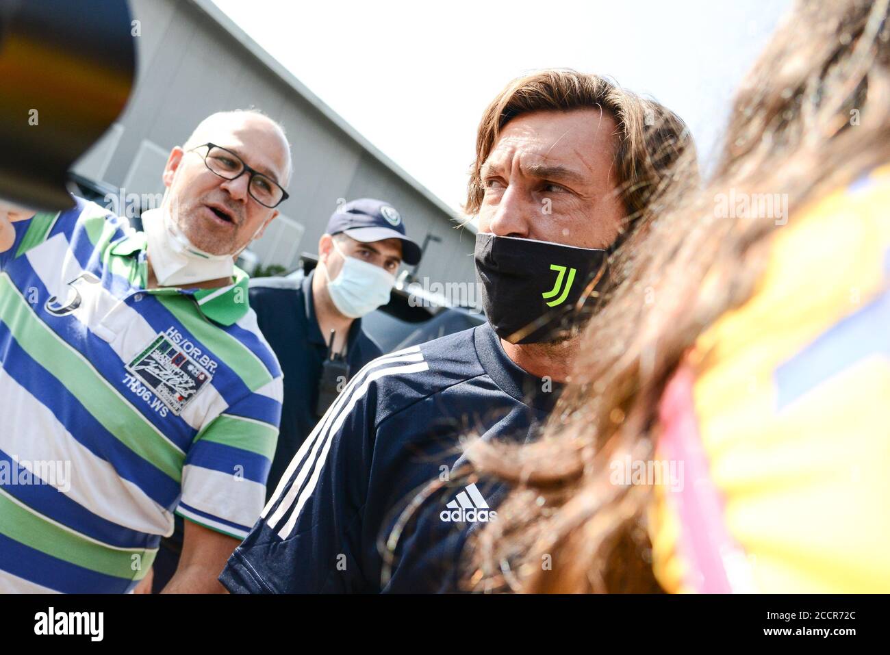 Andrea Pirlo (head coach of Juventus) arrives at the Day one of the ...