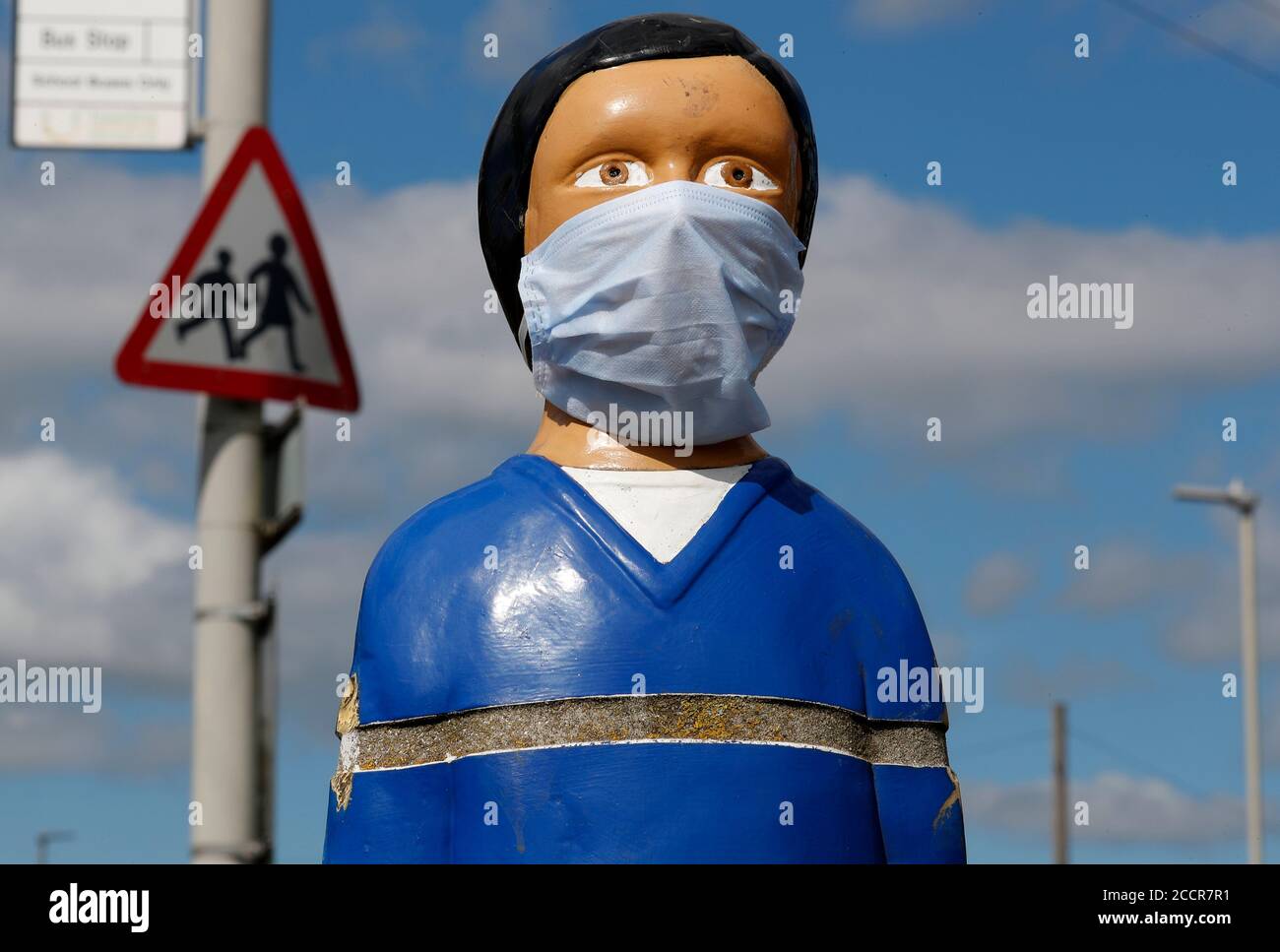 Child shaped bollard hi-res stock photography and images - Alamy