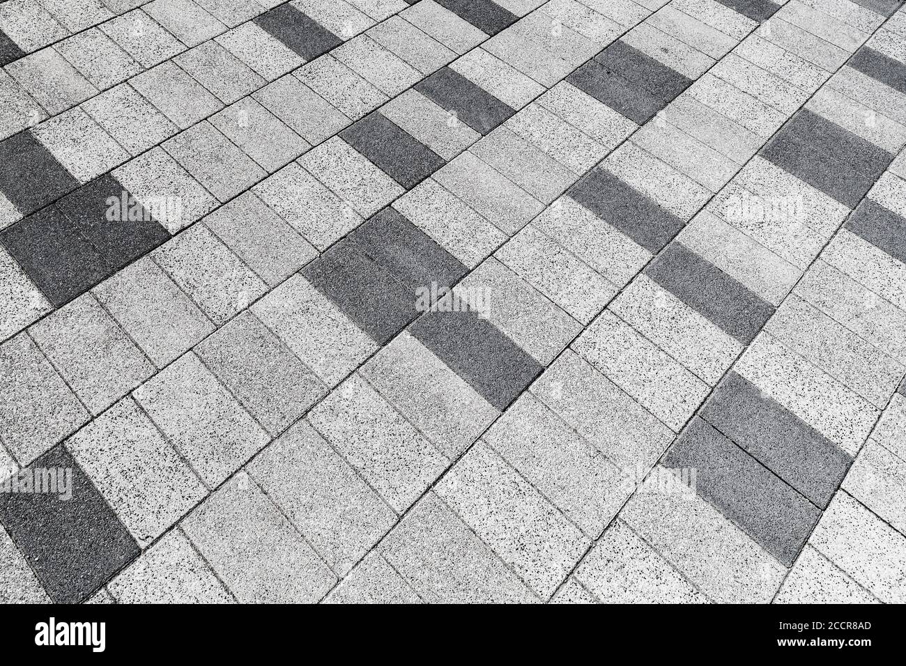 Cobbled road structure, random pattern of a stone street pavement ...
