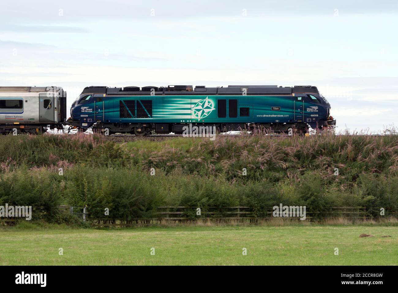 A Direct Rail Services class 68 diesel locomotive No. 68009 "Titan ...