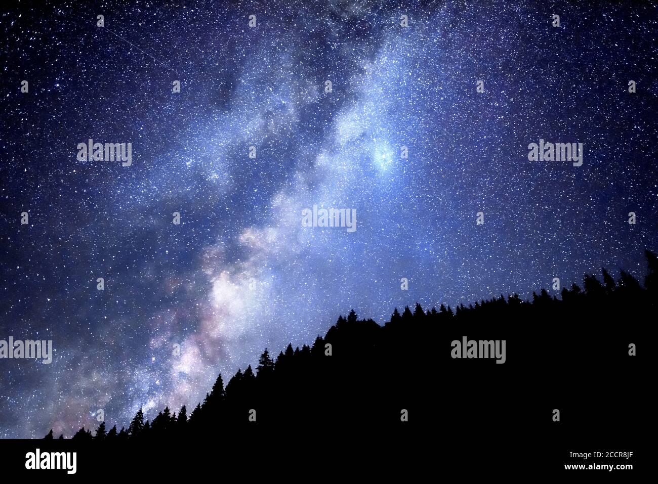 Milky Way galaxy. Starry sky Stock Photo - Alamy