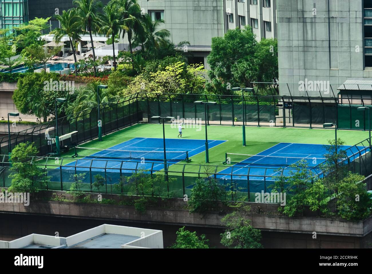 Manila, Philippines - Jan 31, 2020. View of Makati city during the day ...