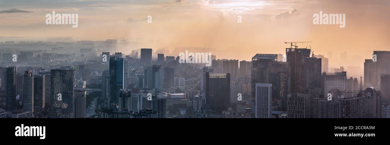 Chengdu, Sichuan province, China - Aug 19, 2020 : Chengdu backlight ...