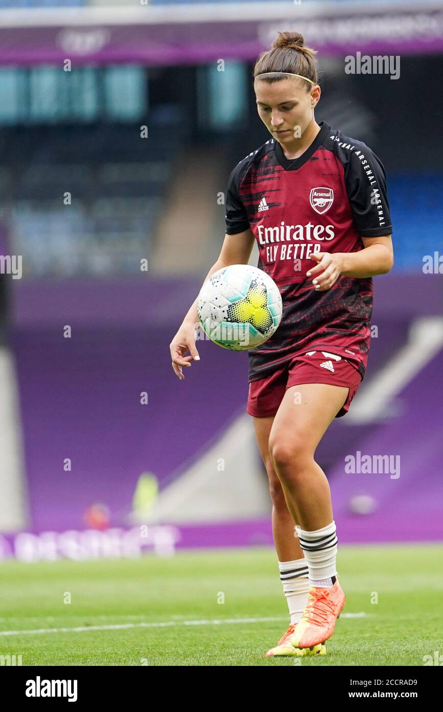 San Sebastian, Spain. 22nd Aug, 2020. Steph Catley (#12 Arsenal) during ...