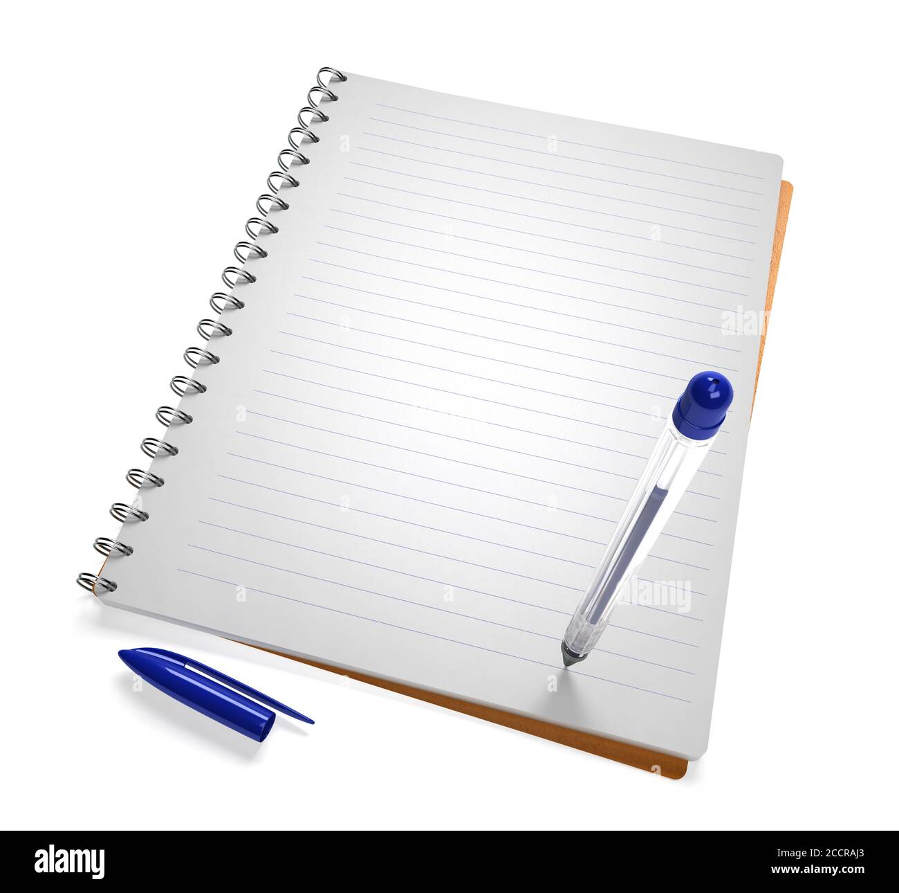 Open Notebook With Pen