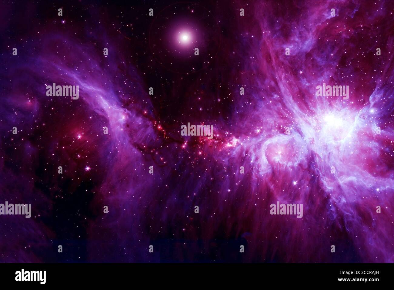 A beautiful colored galaxy. Elements of this image were furnished by ...