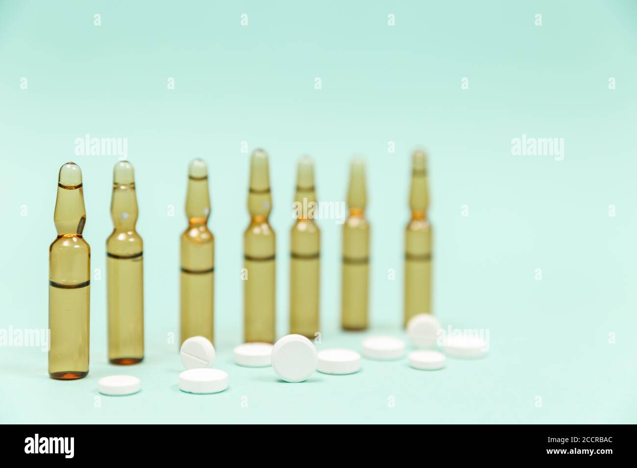 Medical Vaccine vial hypodermic injection treatment disease care in ...