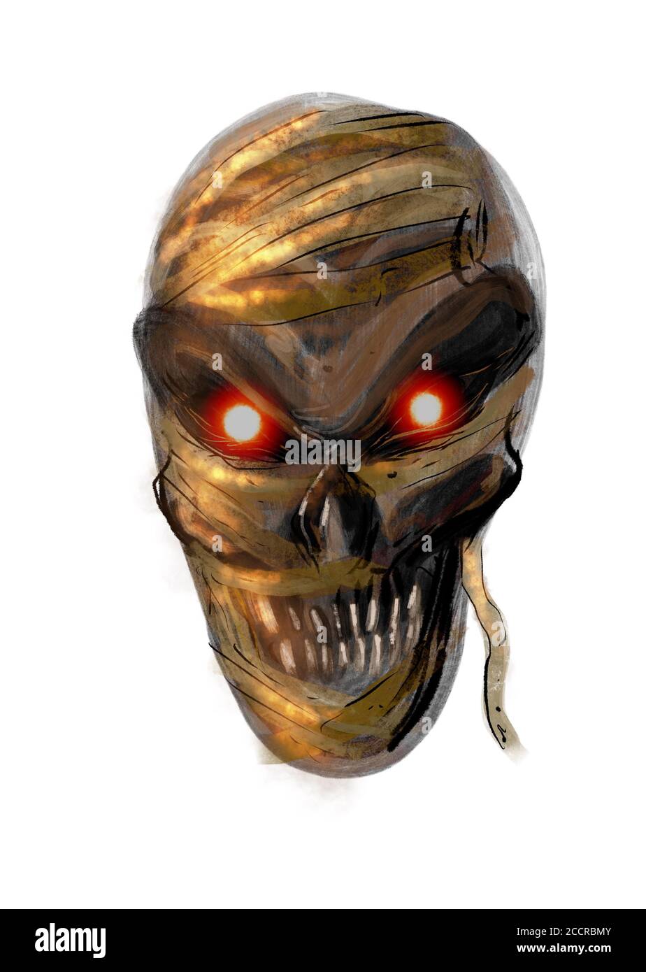 Wrapped mummy Cut Out Stock Images & Pictures - Alamy