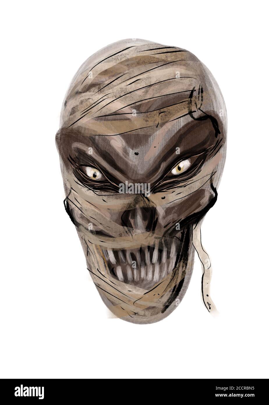 Wrapped mummy Cut Out Stock Images & Pictures - Alamy