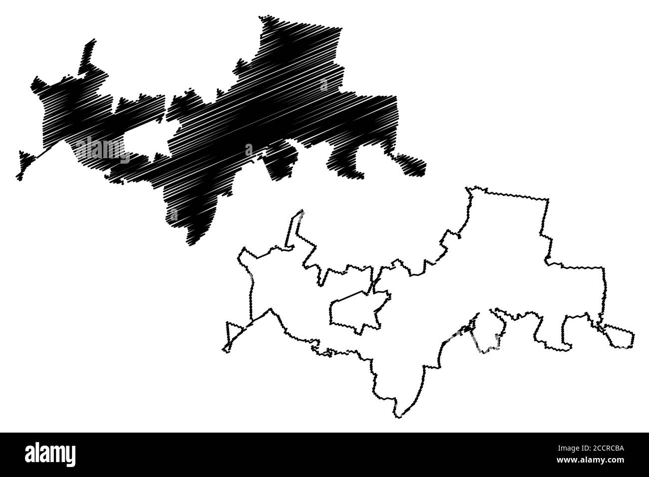 Jalisco map vector hi-res stock photography and images - Alamy