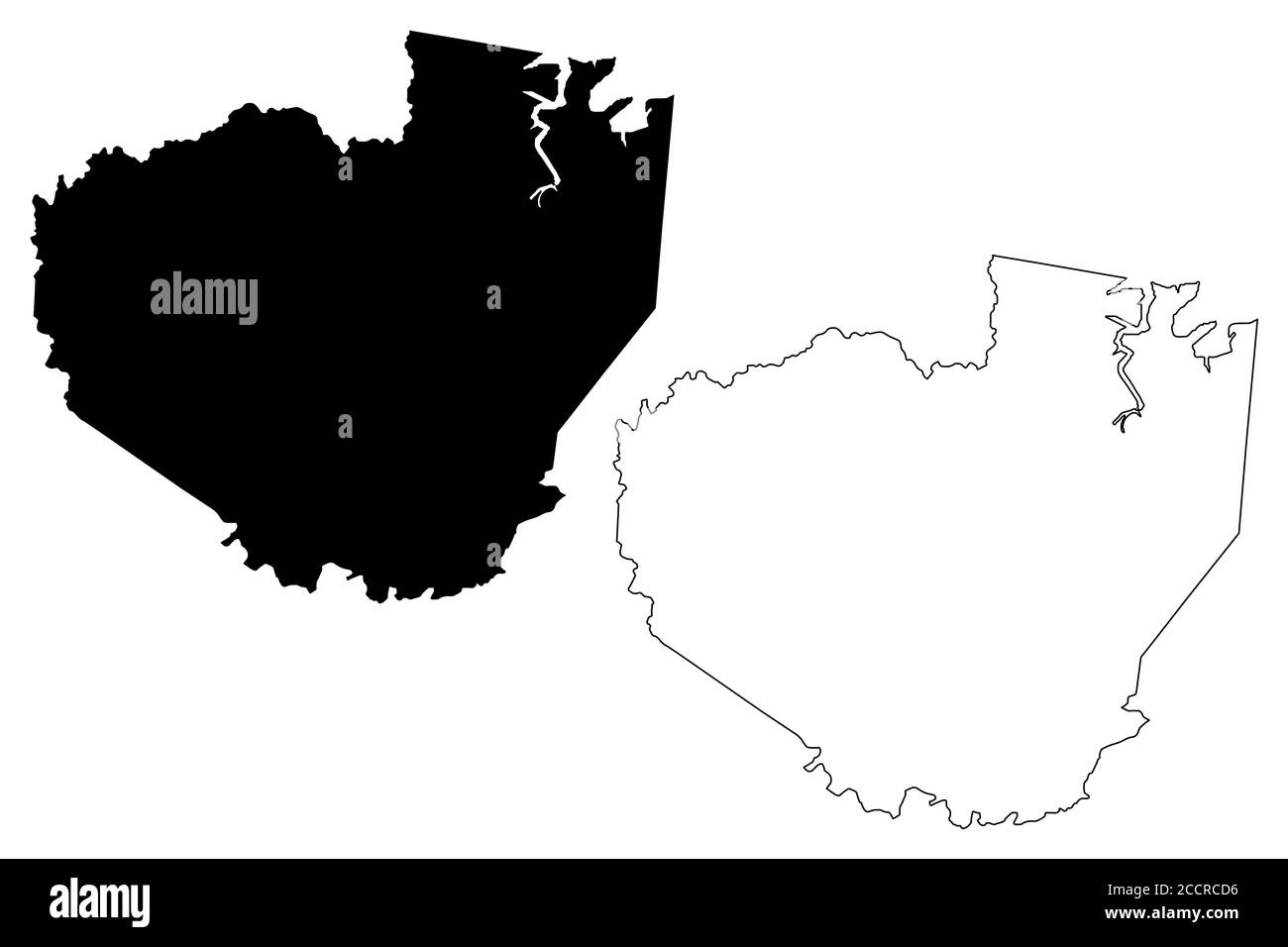 Menifee county map Black and White Stock Photos & Images - Alamy