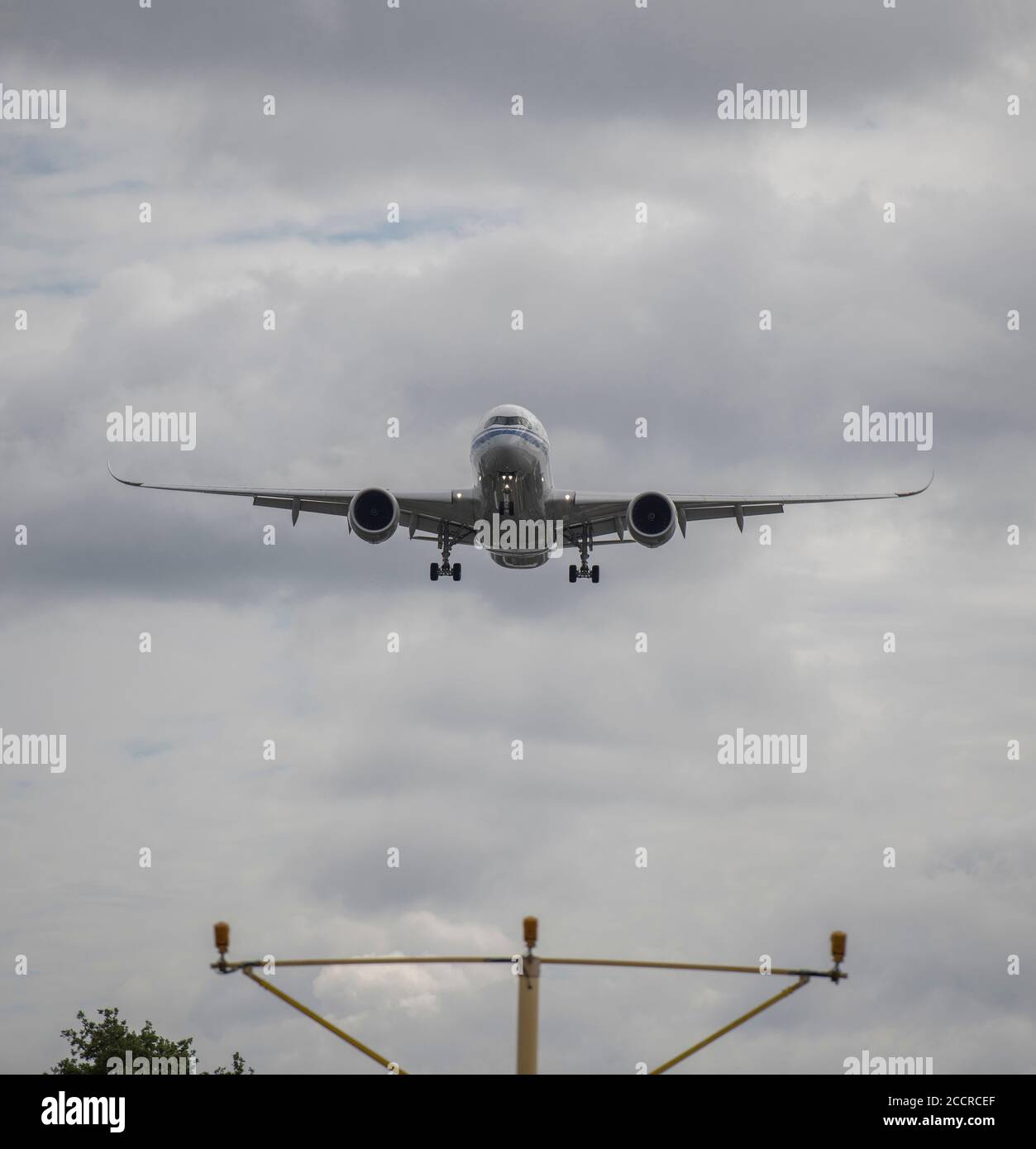 Heathrow Airport, London, UK. 24 August 2020. Air China Airbus A350 B ...