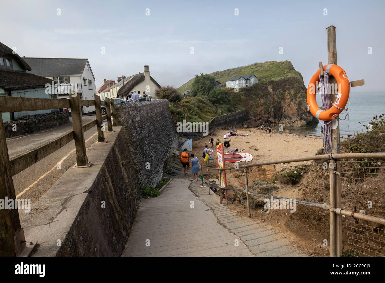 Hope Cove, small seaside village within the civil parish of South Huish ...