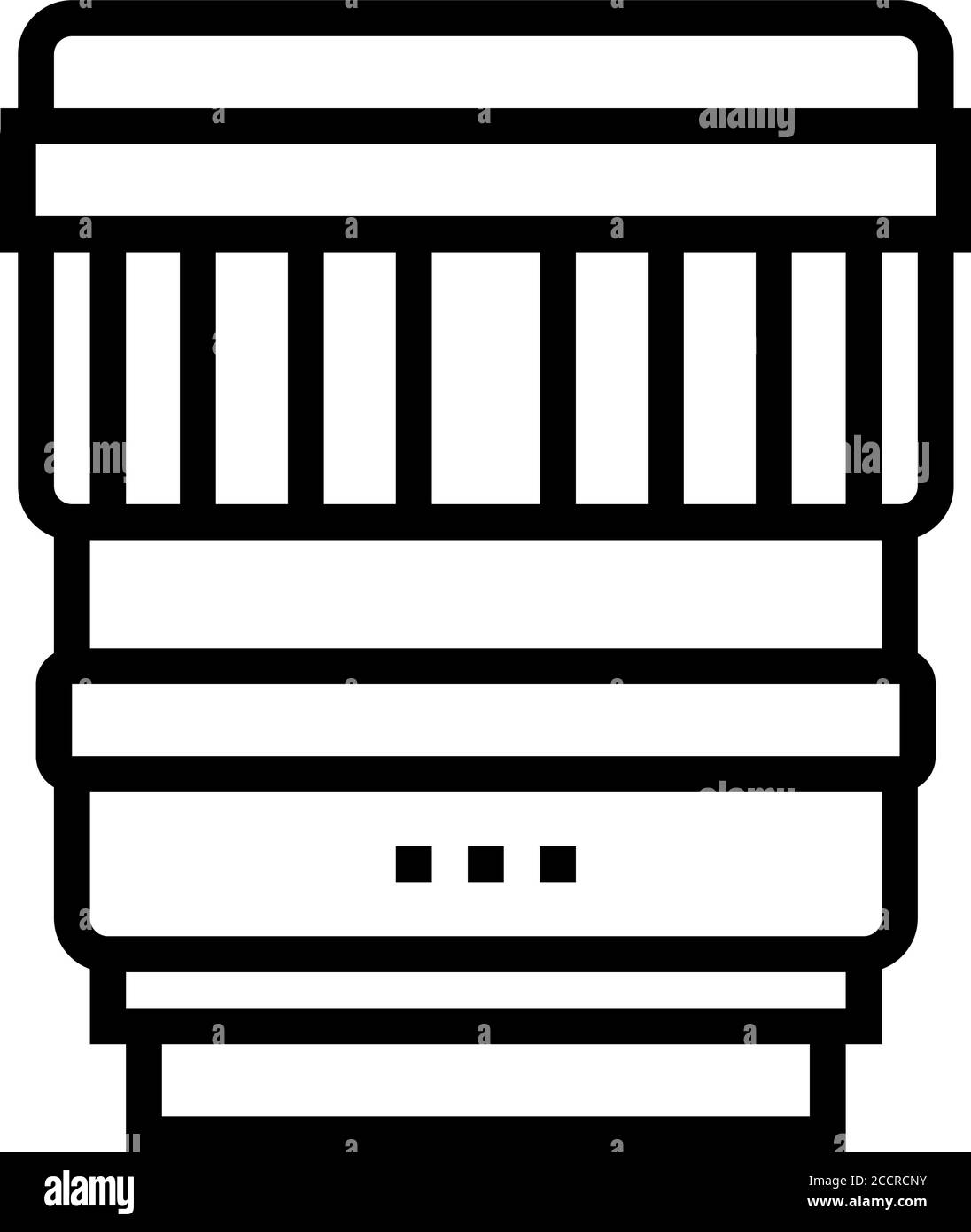 photo camera lens line icon vector illustration Stock Vector Image ...