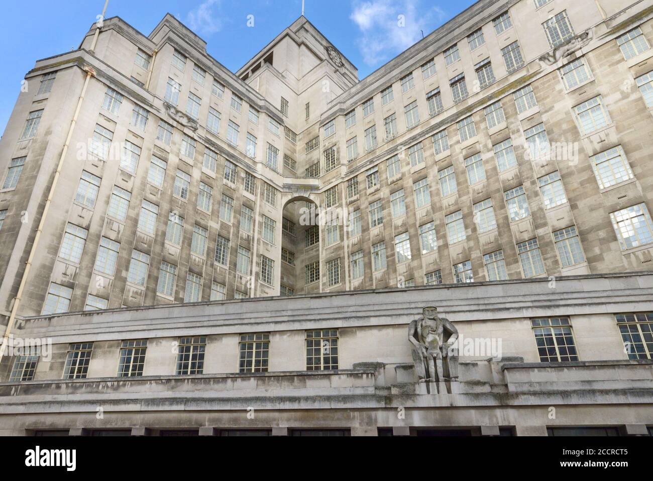 London, England, UK. St James's Park underground station - 55 Broadway ...