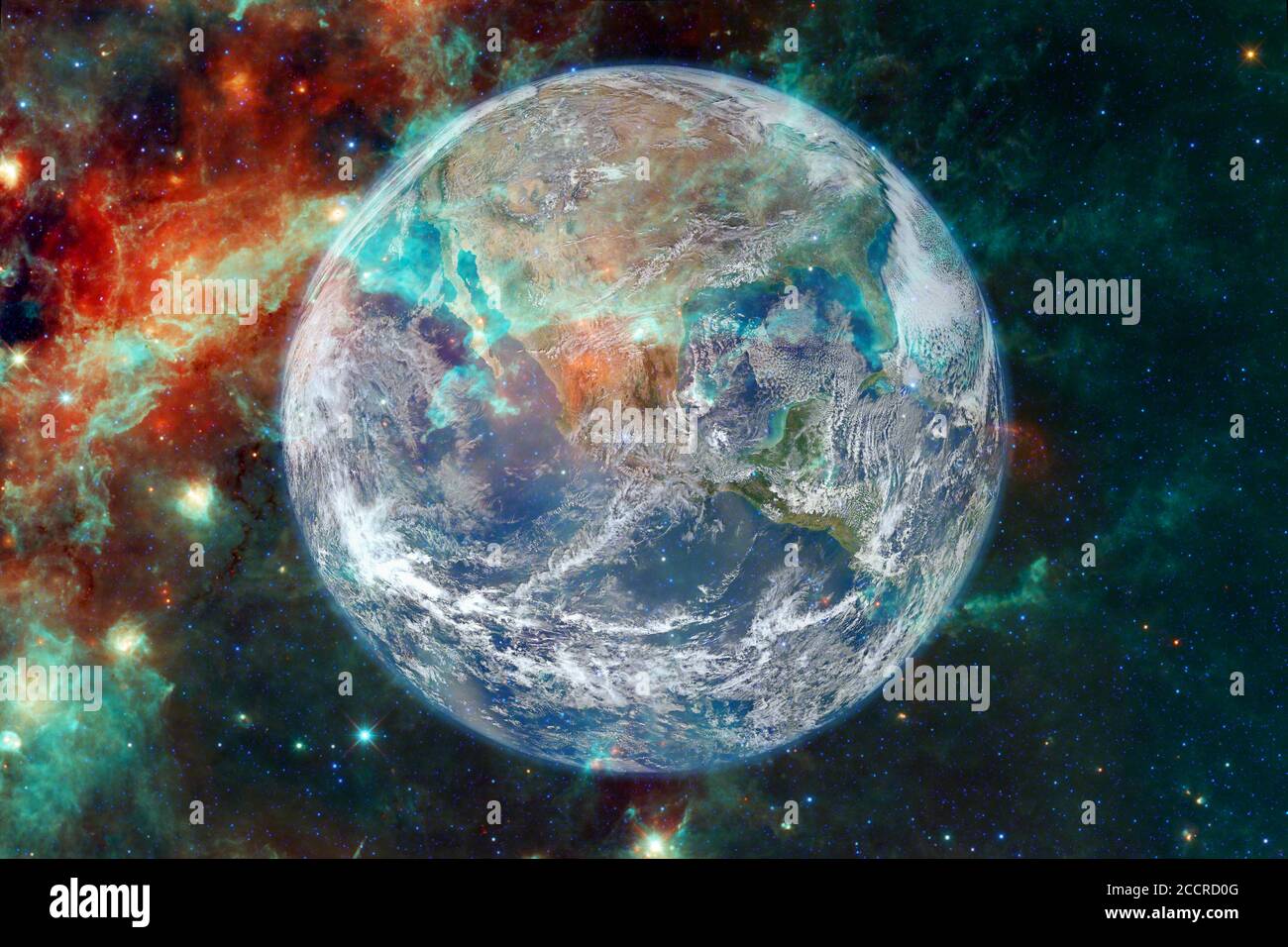 Earth. Solar system. Awesome print for wallpaper. Elements of this ...