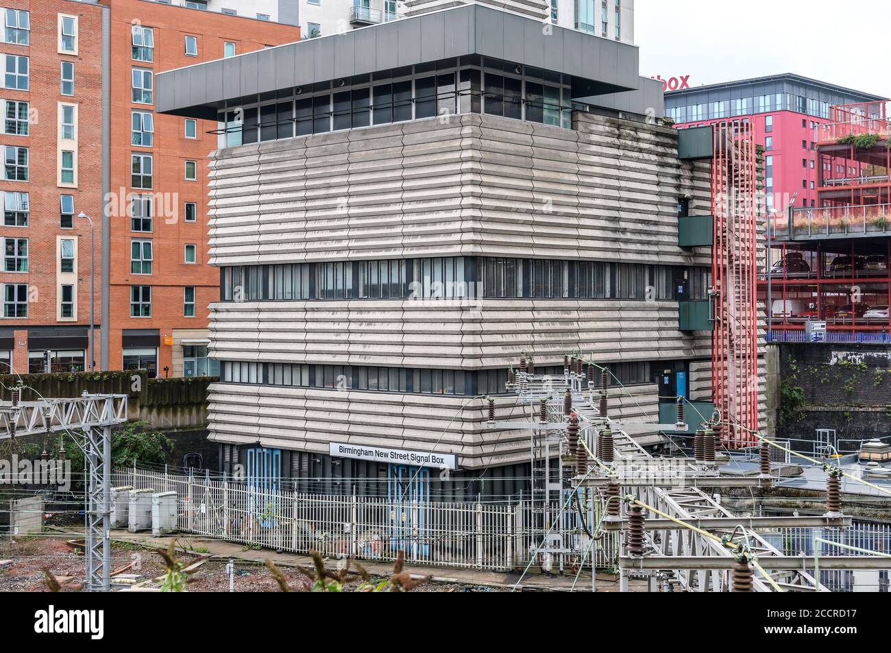 New Street Signal Box Navigation Street Birmingham England UK