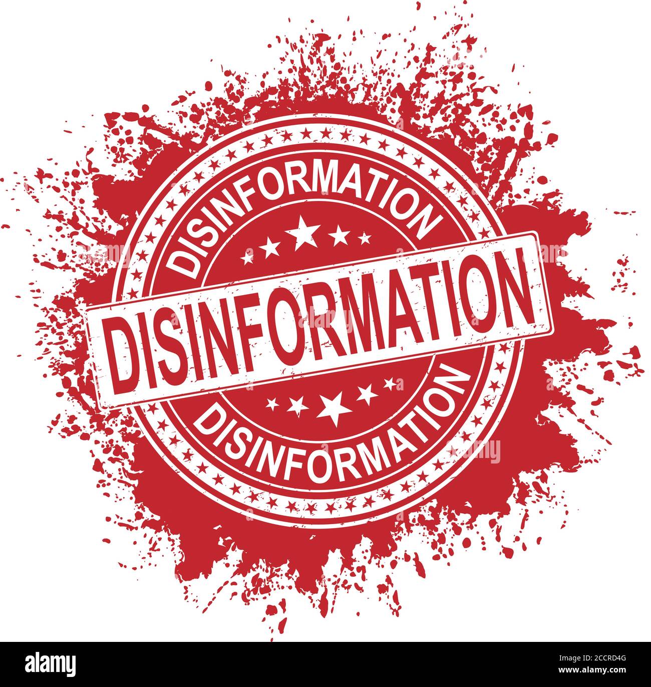 disinformation Fake news sign or stamp on white background, vector ...