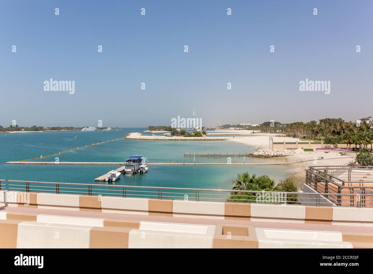 Burj Al Arab from The Palm, Dubai Stock Photo - Alamy