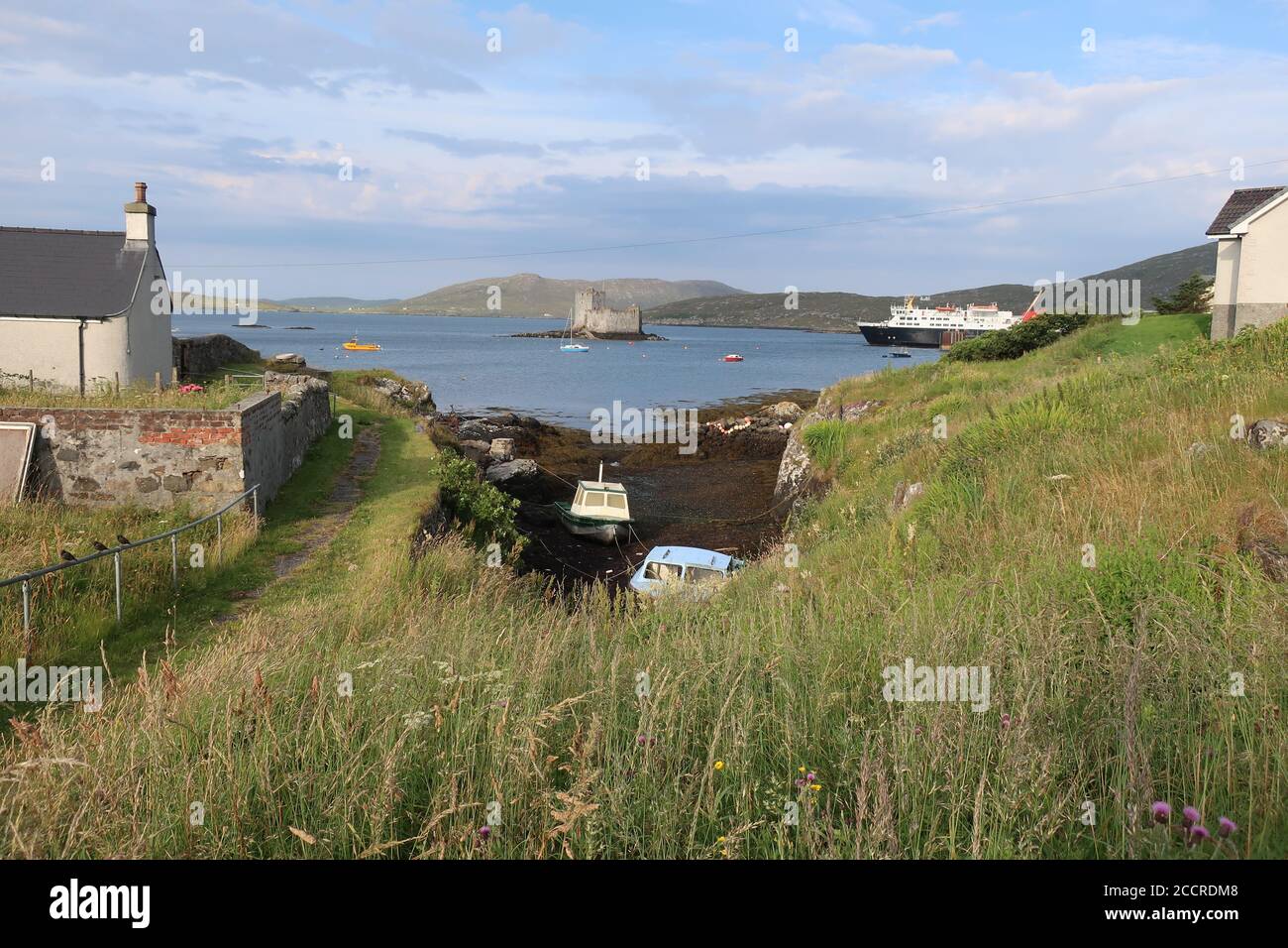 Castle bay. The Hebridean Way. Outer Hebrides. Highlands. Scotland. UK ...