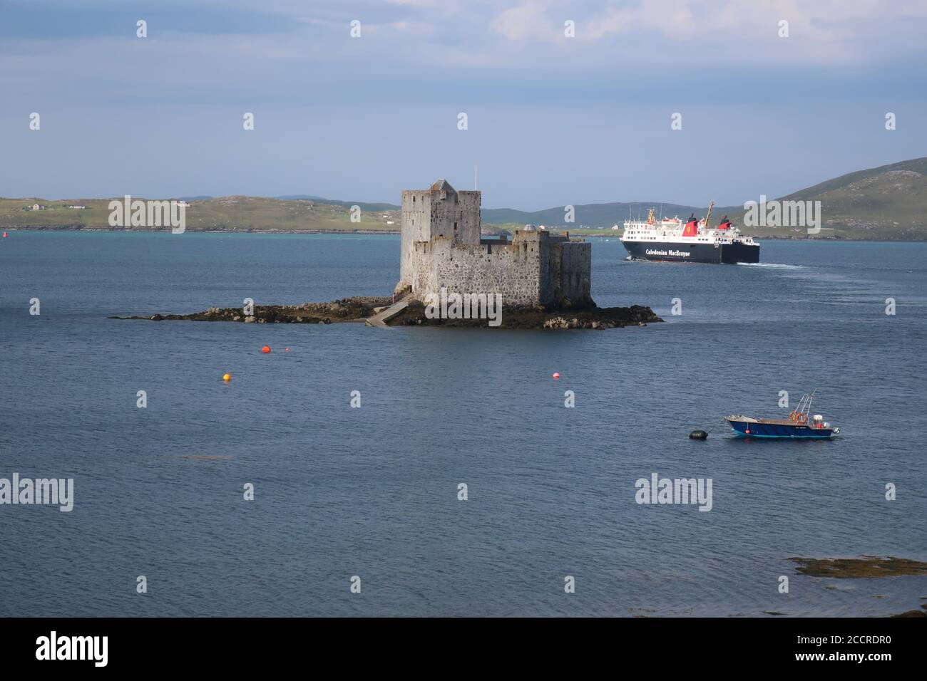 Castle bay. The Hebridean Way. Outer Hebrides. Highlands. Scotland. UK ...