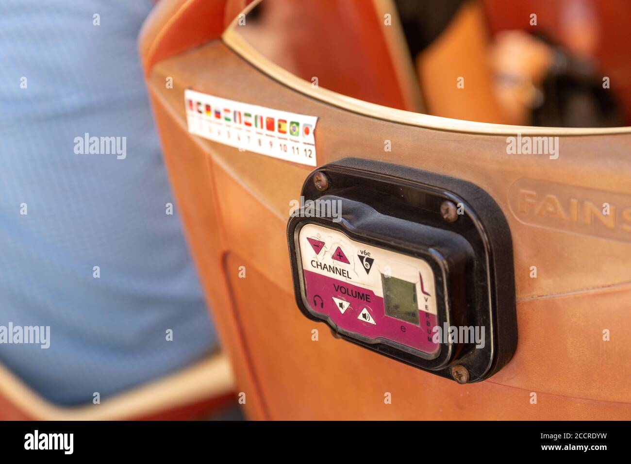 Sound system on a Big Bus tour Stock Photo - Alamy