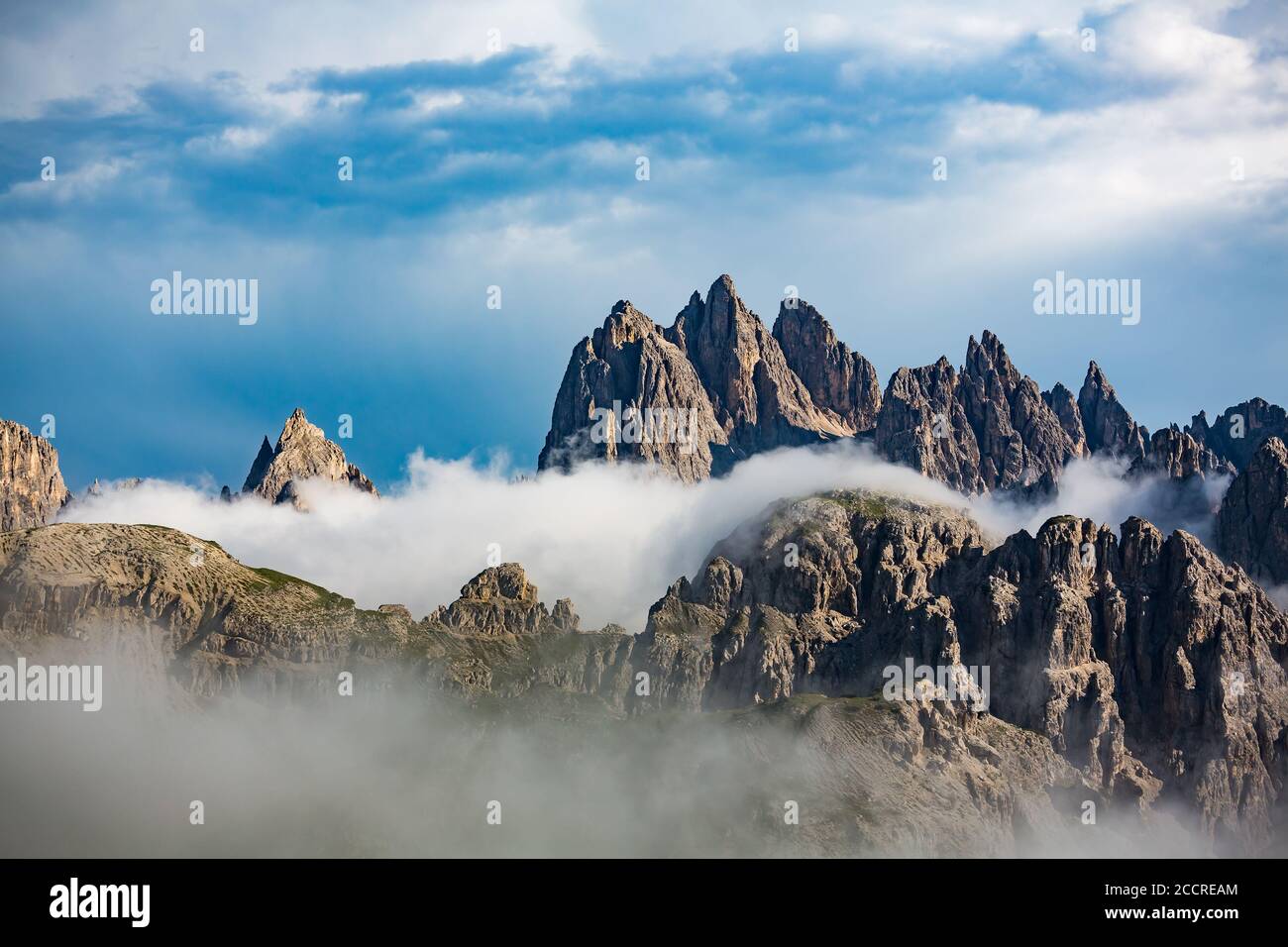 Scenic view of the beautiful landscape in the Alps, Beautiful nature of ...