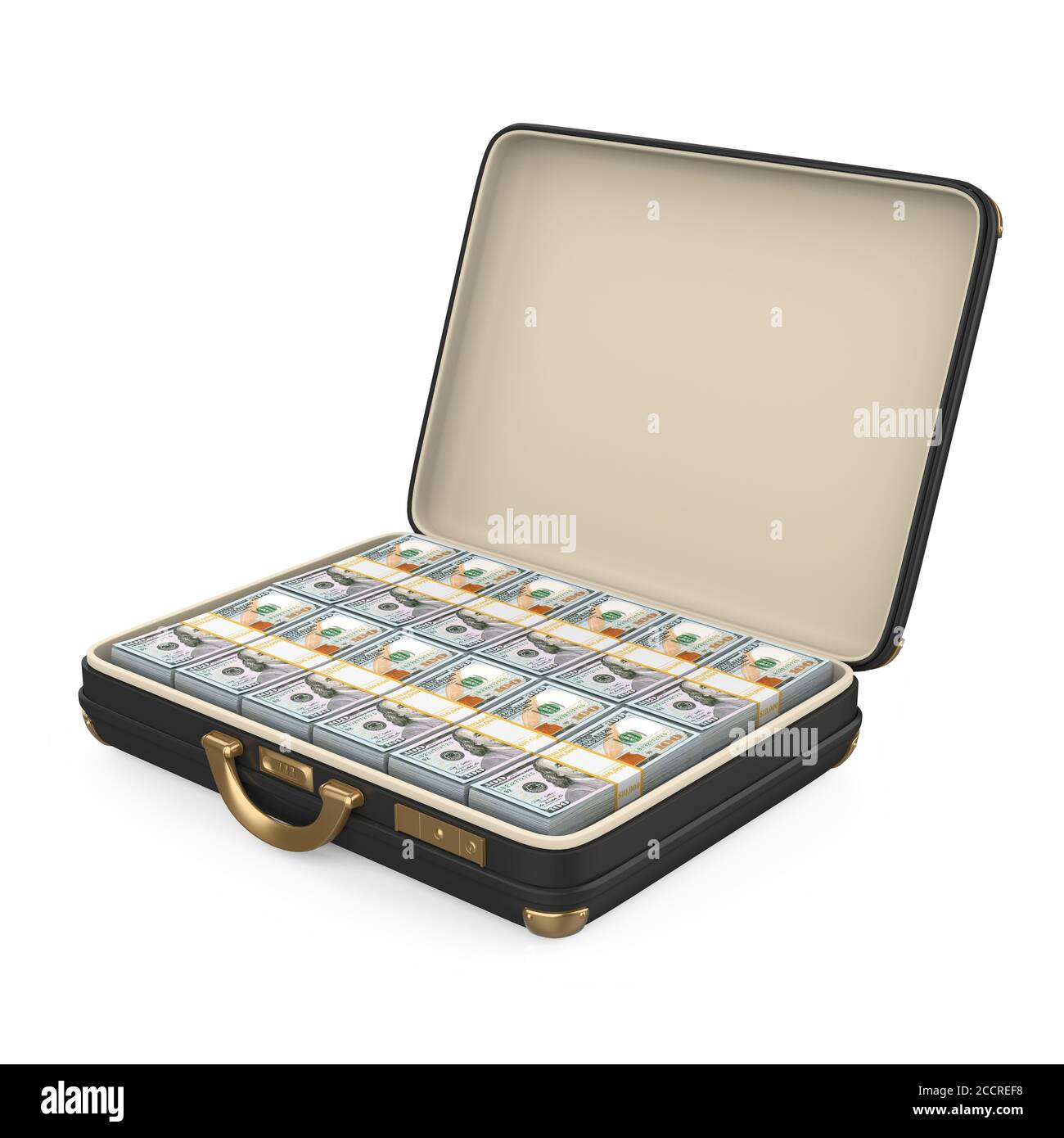 Metal case full dollar hi-res stock photography and images - Alamy