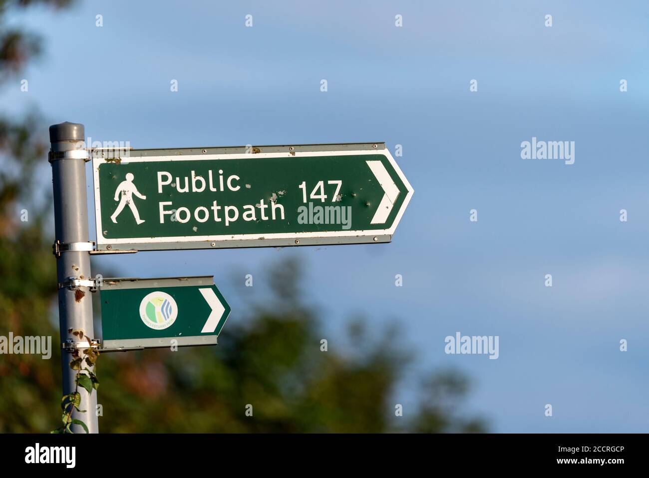 Public Footpath number 147 at Coalhouse Fort, East Tilbury, Thurrock ...
