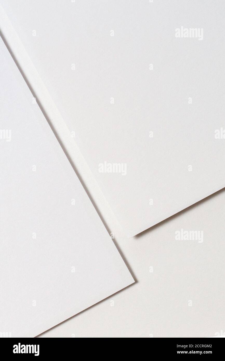 Abstract white monochrome creative paper texture background. Minimal ...