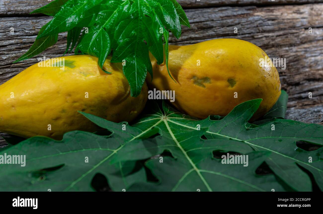 Papaya fruits papaya. Papaya is a tasty and healthy fruit, rich in ...