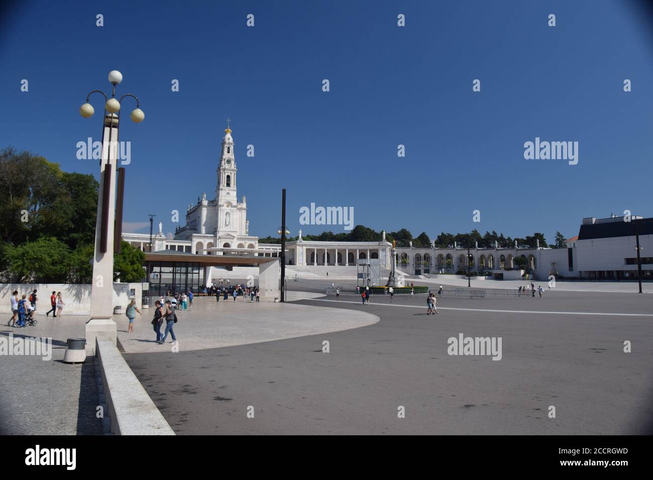 Fatima Portugal inside the church and via sacra pictures in Fatima ...