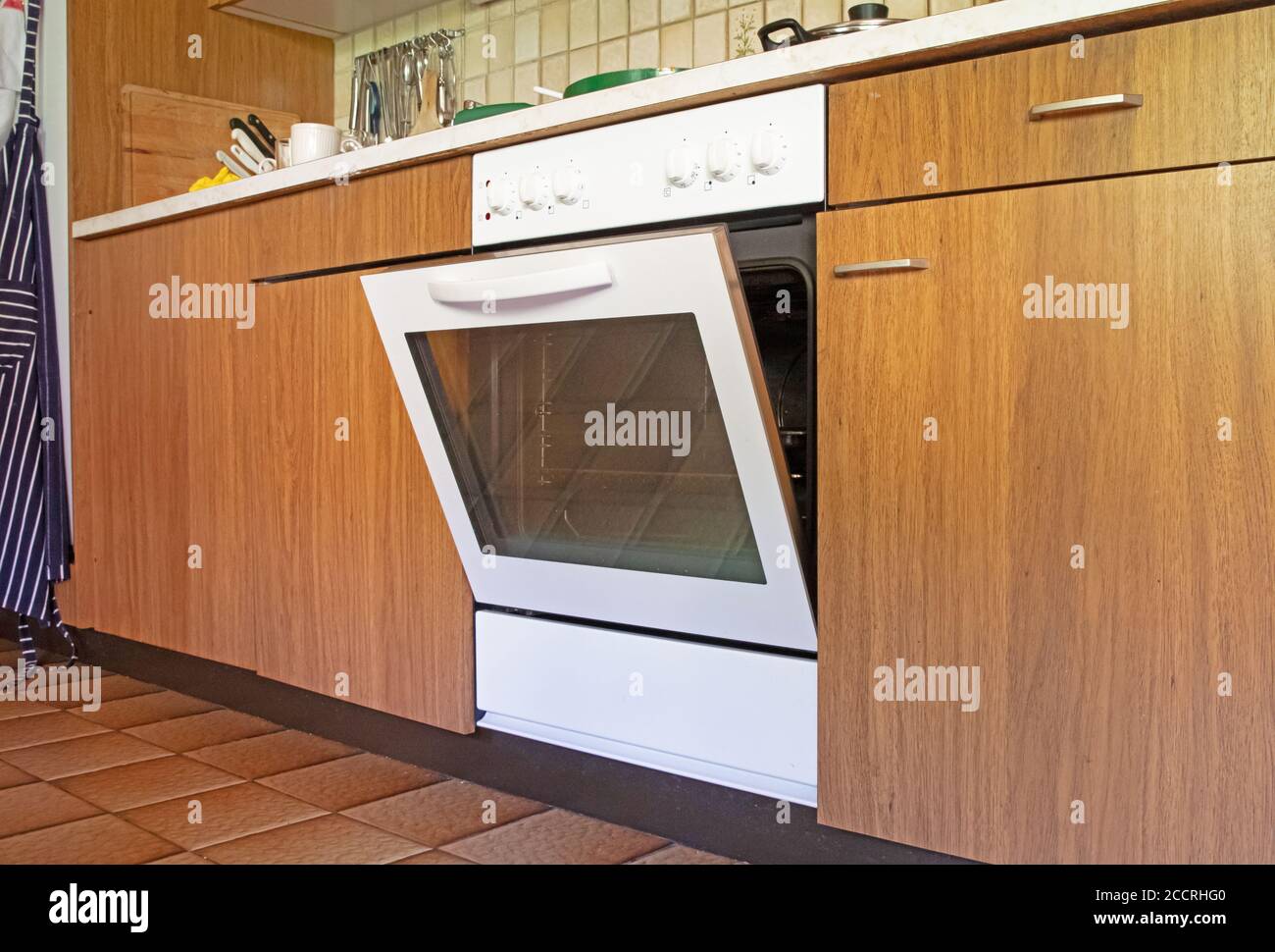 Old antique kitchen with dirty oven Stock Photo - Alamy