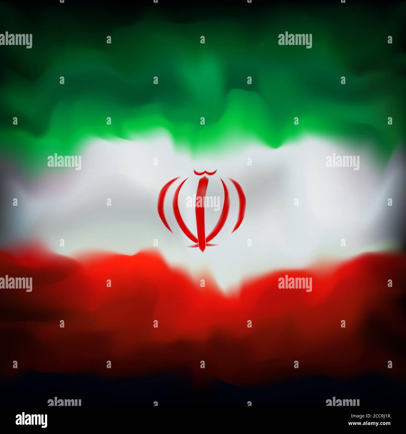 Iran abstract flag background for creative design. Iranian patriotic ...