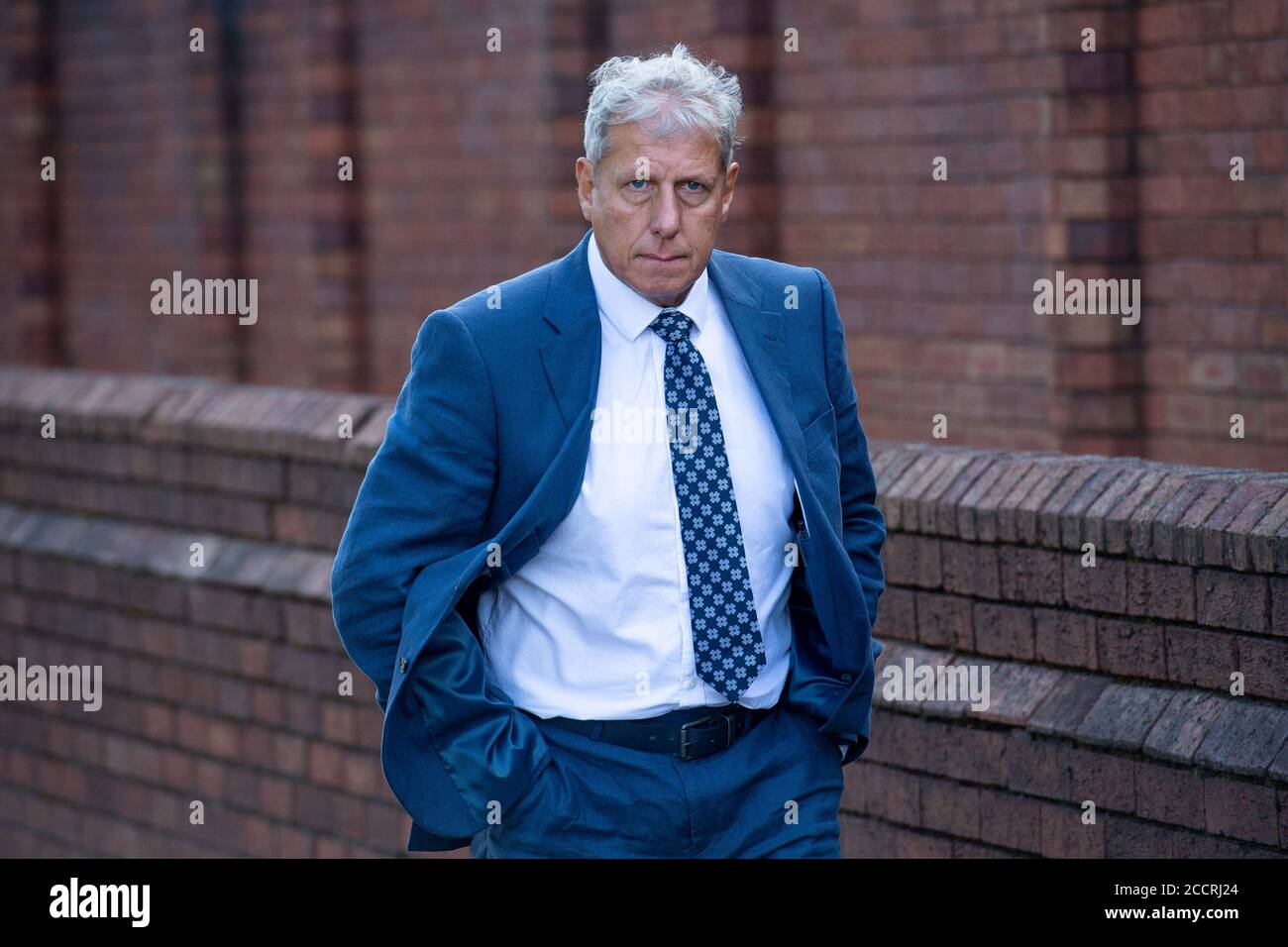 Headteacher Aidan Smith arrives at North Staffordshire Justice Centre ...