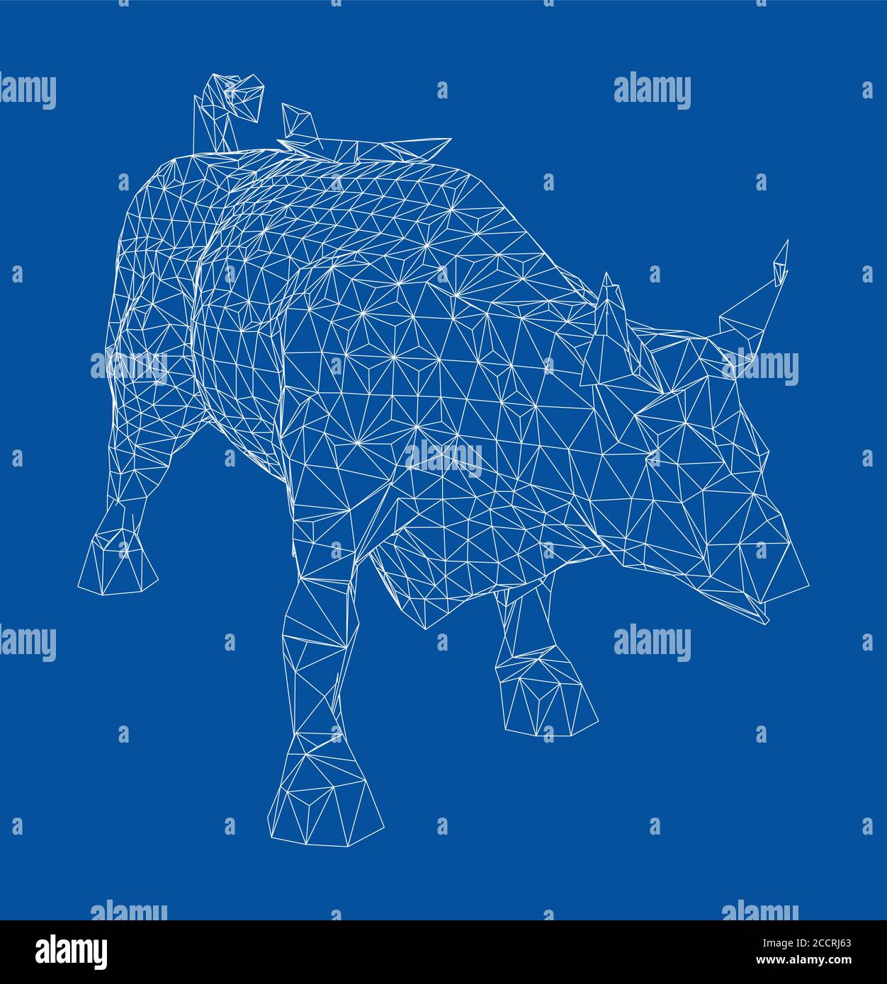 Bull bronze sculpture Stock Vector Images - Alamy