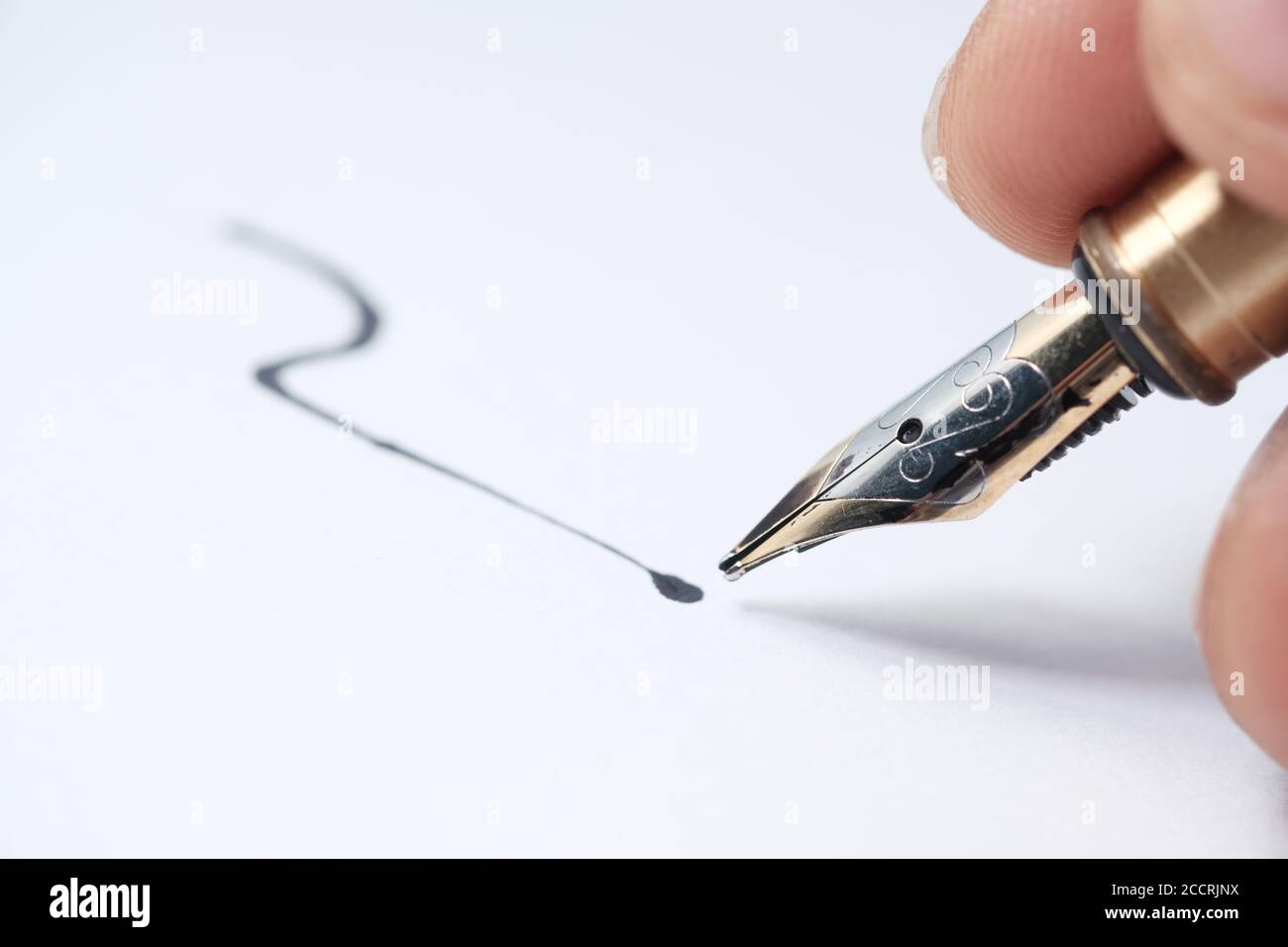 Writing a letter fountain hi-res stock photography and images - Alamy